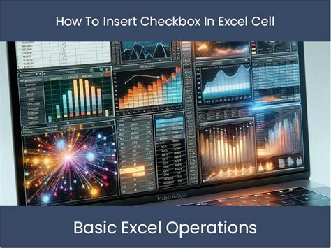 Samouczek Excel Jak Wstawić Pole Wyboru Do Komórki Excel