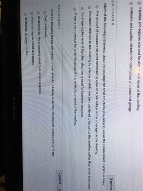 Solved Which Of The Following Statements About The Coverage Chegg