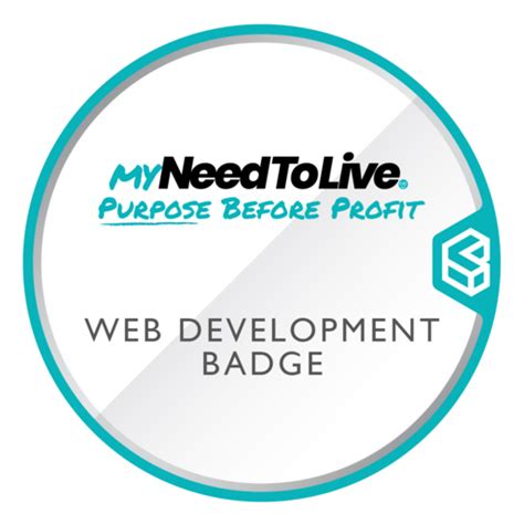 Web Development Badge Course Credly