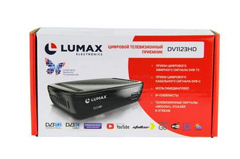 Купить Цифровая приставка LUMAX DV1123HD эфирная, DVB-T2, тв бесплатно ...