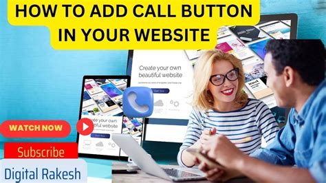 How To Add Call Button In Your Website In Telegu Add A Click To Call Button On A Website Youtube