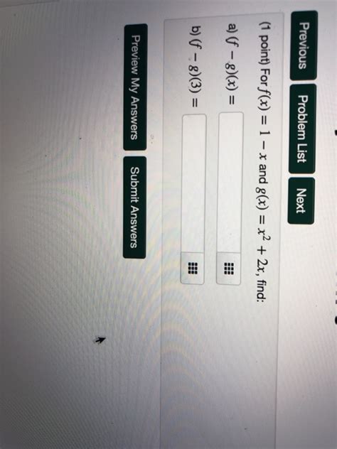 solved previous problem listnext 1 point forf x 1 x and