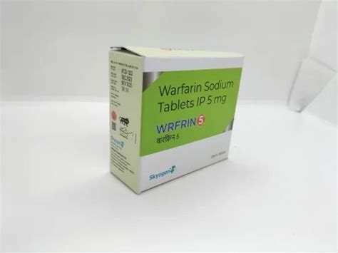 Warfarin 5 Mg Tablet At Best Price In Mumbai By Skyogen Healthcare