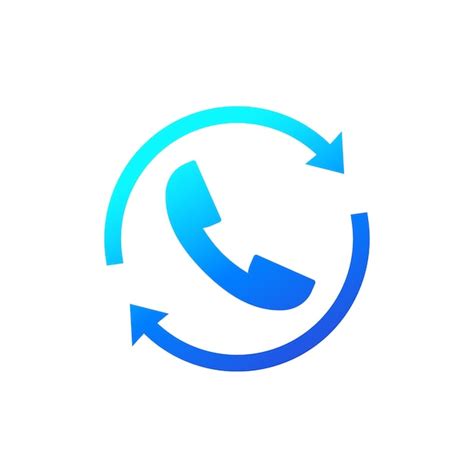 Premium Vector Request Phone Call Callback Icon On White
