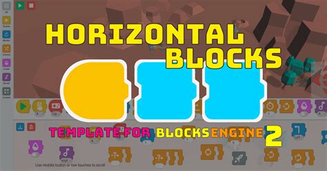 Horizontal Blocks Template Blocks Engine 2 Systems Unity Asset Store