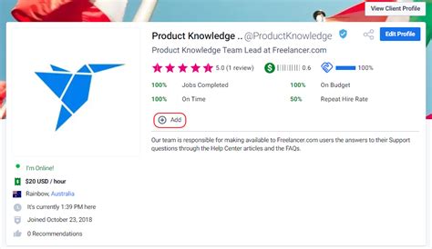 Multiple Profile Profile Freelancer Support