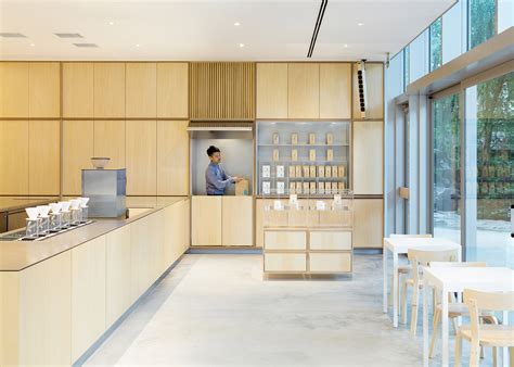Schemata Architects Creates Minimal Interior For Blue Bottle Coffee Shop