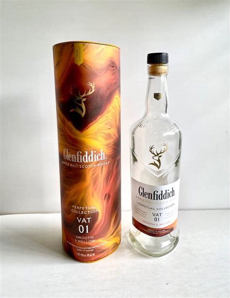 Empty Bottle And Case Glenfiddich Perpetual Collection Vat 01 Smooth