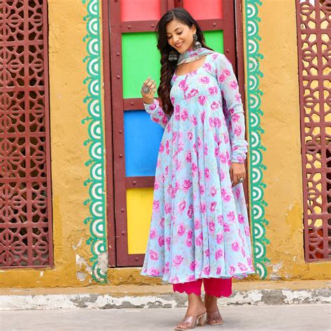 Anasha Rose Georgette Set