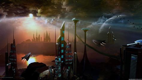 Future Space City Wallpapers Top Free Future Space City Backgrounds