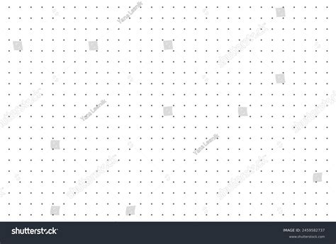 Bullet Journal Dotted Grid Point Grid For Royalty Free Stock Vector 2459582737