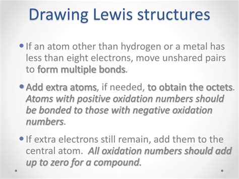 Ppt Drawing Lewis Structures Powerpoint Presentation Free Download