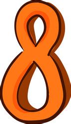 Number Eight Clipart Vector Images Over 430