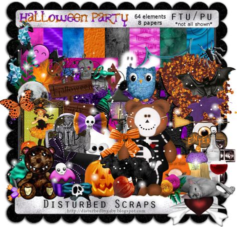 Disturbed Psp Tutorials Halloween Party Blog Train Ftu Scrap