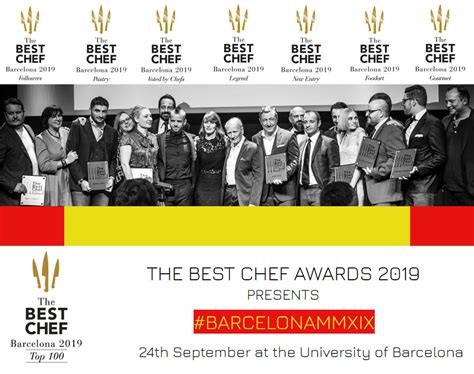 La Ceremonia De The Best Chef Awards 2019 Se Celebra En Barcelona