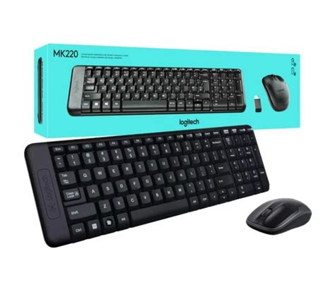 Logitech Mk220 Compact Wireless Keyboard And Mouse Set For Windows