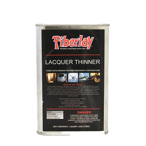 Lacquer Thinner Quart Fiberlay Inc