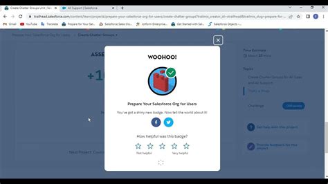 Create Chatter Groups Salesforce Admin Salesforce Trailhead Challenge Youtube