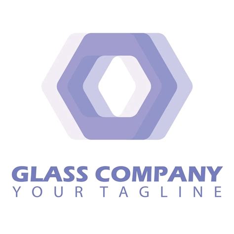Premium Vector Glass Logo