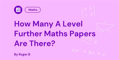 Further Maths Revision Resources