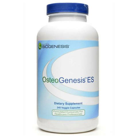 Osteogenesis Es 240 Vcaps By Biogenesis Clinical Nutrition Centers