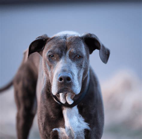 An Image Of A Pitbull Pointer Mix Pet Dog Owner