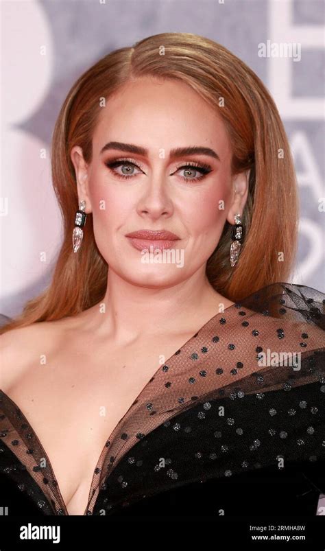 London Uk 8th Feb 2022 Adele Attends The Brit Awards At The O2