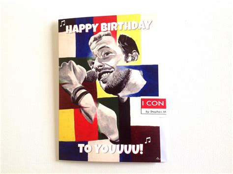 Chris Martin Birthday Card For Coldplay Fans Etsy Uk