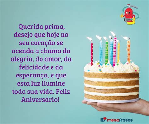 Mensagens De Aniversário Para Prima Hoje é Dia De Parabéns 🎉