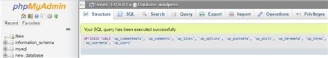How To Optimize Wordpress Database Using Phpmyadmin From Cpanel