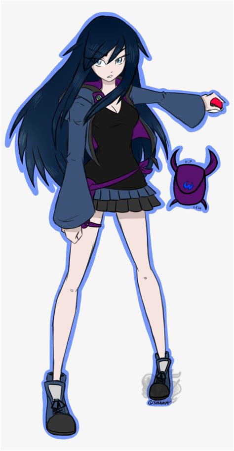 Free Pokemon Trainer Luna Pokemon Trainer Blue Hair Free Nohat Cc