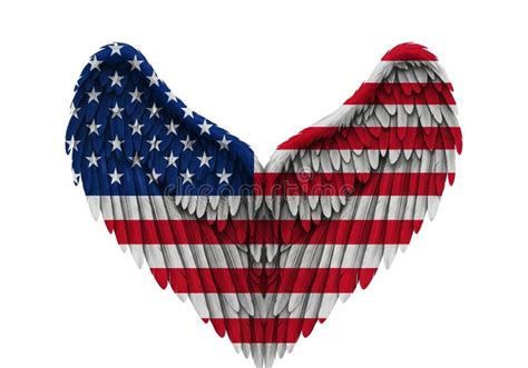 Angel Wings American Flag Stock Illustrations 55 Angel Wings American