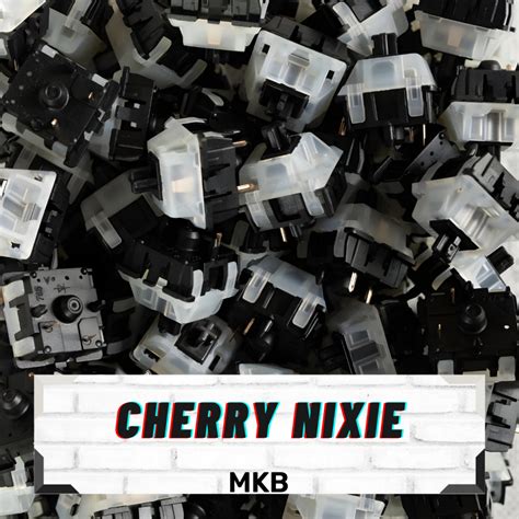 Cherry Mx Black Clear Top Nixie Mkbmy