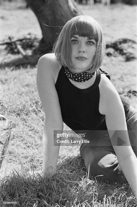 English Actress Angela Scoular In A Park 11th August 1966 She Is