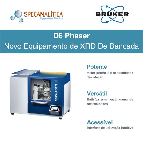 D6 Phaser Novo Equipamento De Xrd De Bancada SpecanalÍtica Equipamentos Científicos