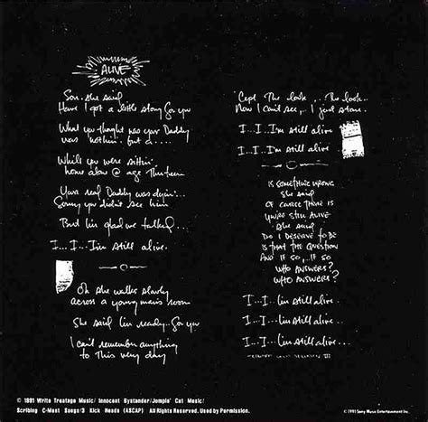 Pearl Jam Alive Debut Single Album 1991 Pearl Jam Alive Debut Single Album 1991