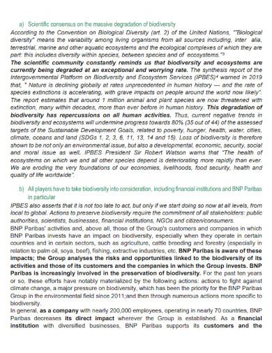 Biodiversity 99 Examples Format How To Describe Pdf
