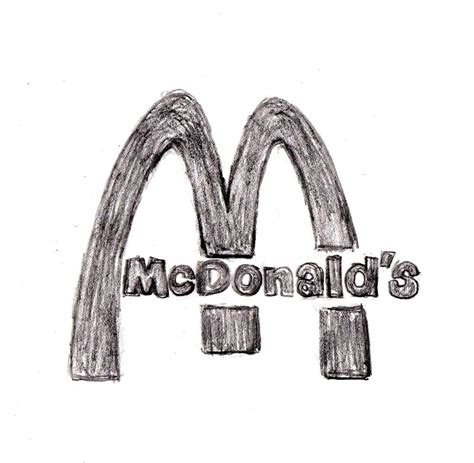 How To Draw Mcdonalds Company Logo Step By Step Tutorial