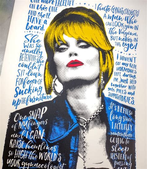 Patsy Ab Fab Inspired Limited Edition Punk Folksy