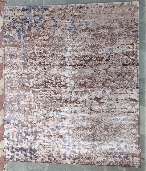 10×12 Cream Beige Modern And Traditional Design Area Rug Abstract