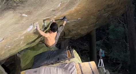48 Year Old Climbs New V15 In Japan Gripped Magazine