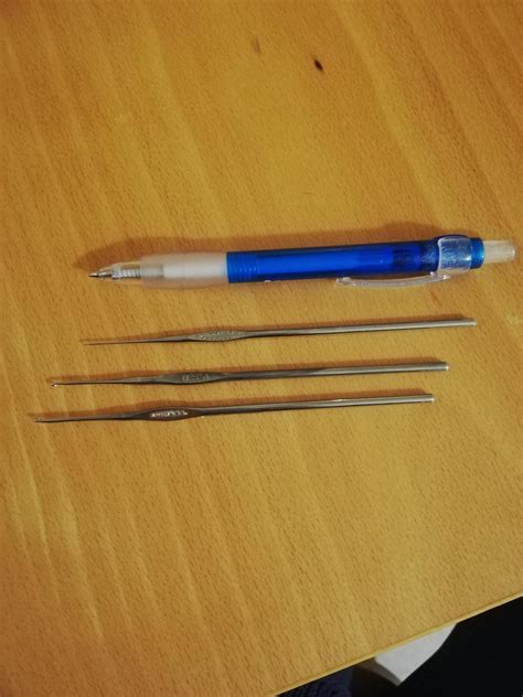 Found These Teeny Tiny Hooks In A Second Hand Does Anyone Know What The Numbers Mean R Knitting