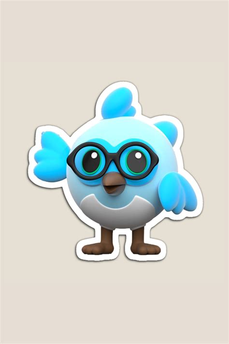 Flutter Dash Bird With Specs Graphic T Shirt