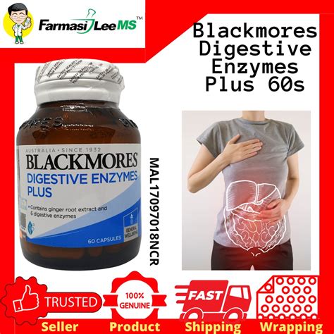 Blackmores Digestive Enzymes Plus 60s Exp 092025 Shopee Malaysia