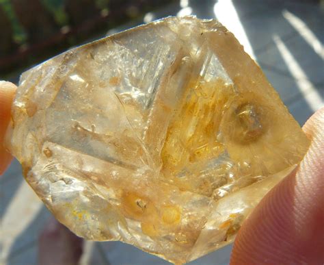 Quartz Skeletal Elestial Fenster Double Terminated Smoky Crystal Madagascar 48x40x20mm