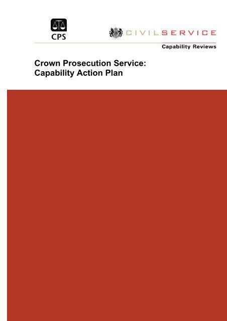 Crown Prosecution Service Capability Action Plan