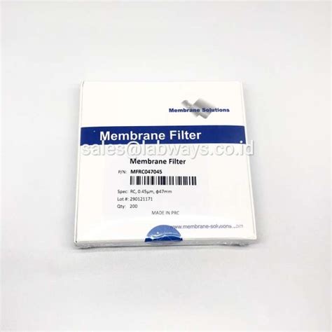 Jual Regenerated Cellulose Membrane Filter 045 Um 47 Mm Rc Membrane Filter Di Seller Anes