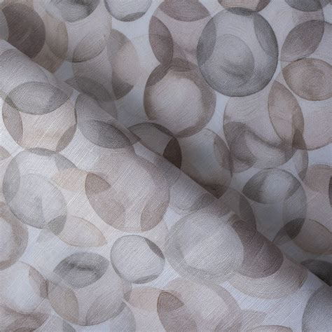 Buy Orb Print Linen Blend Fabric Online De Linum