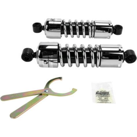 Progressive 412 Series Shock 11 Standard Chrome Dyna 412 4037c