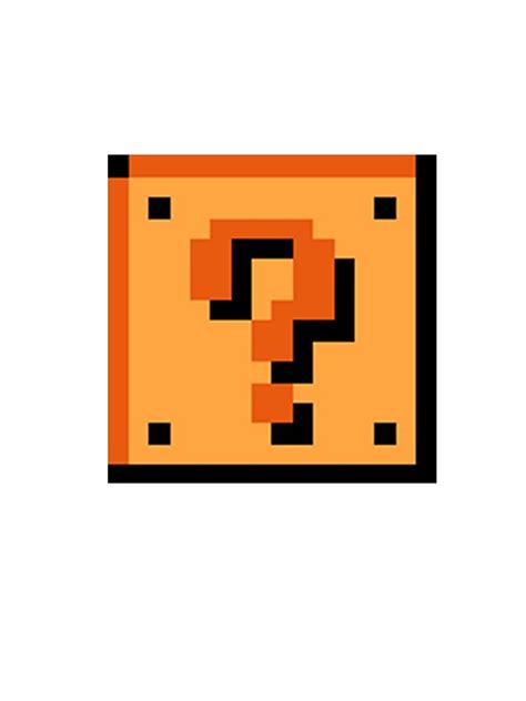 Mario Question Block Stickers By Biphyn Kjimburr Redbubble